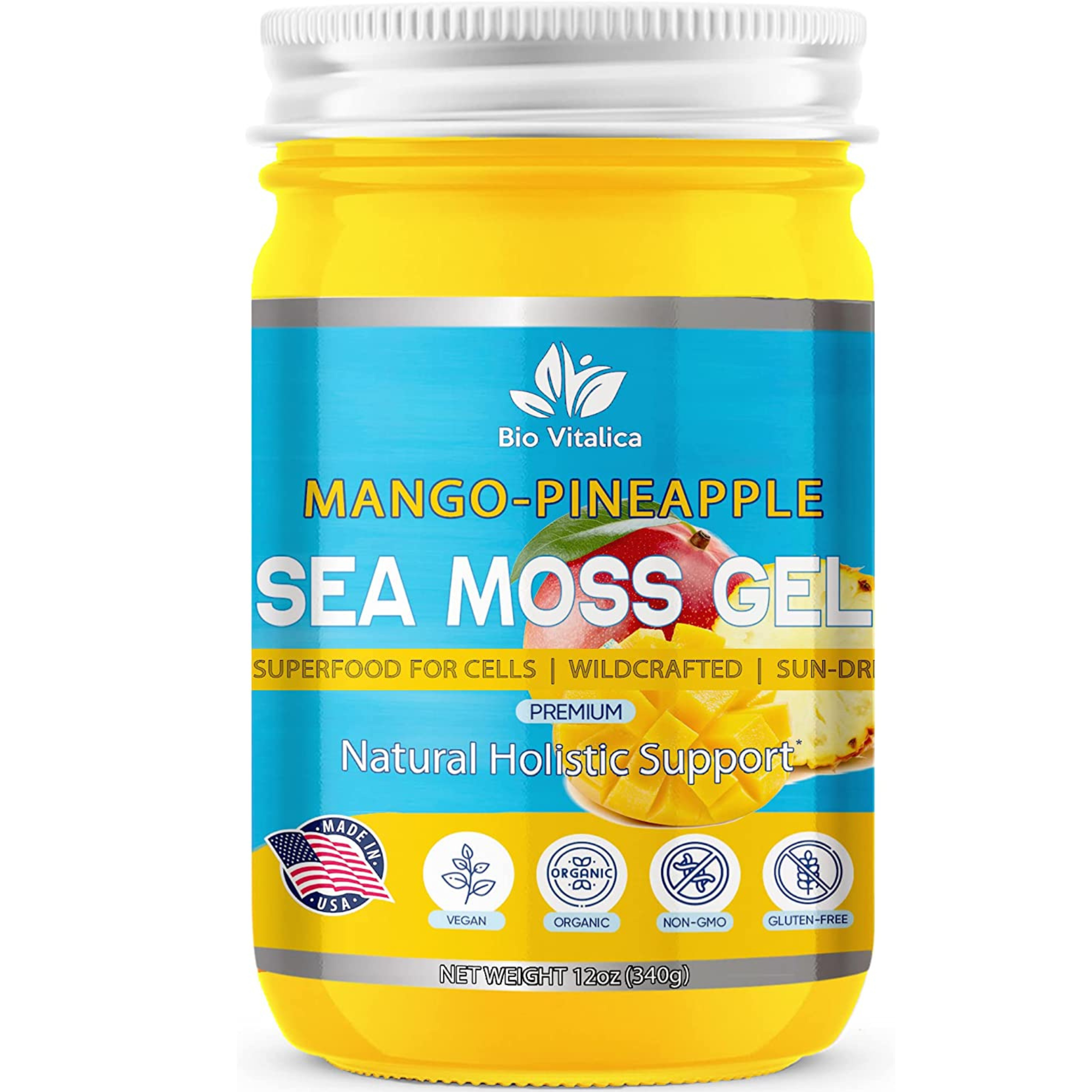 Mango Pineapple Sea Moss Gel – Bio Vitalica